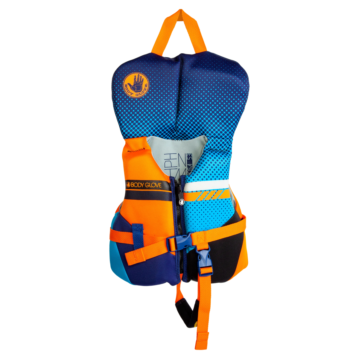 Infant USCGA PFD - Orange Blue – Paddle Pals