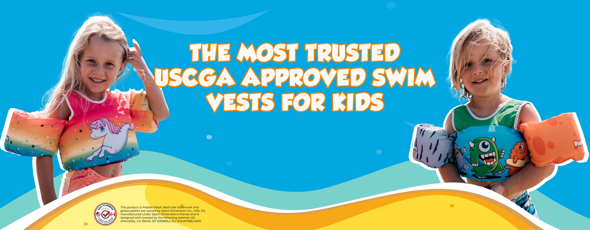 Paddle Pals® | The Safest Coast Guard Approved Swim Vests for Kids